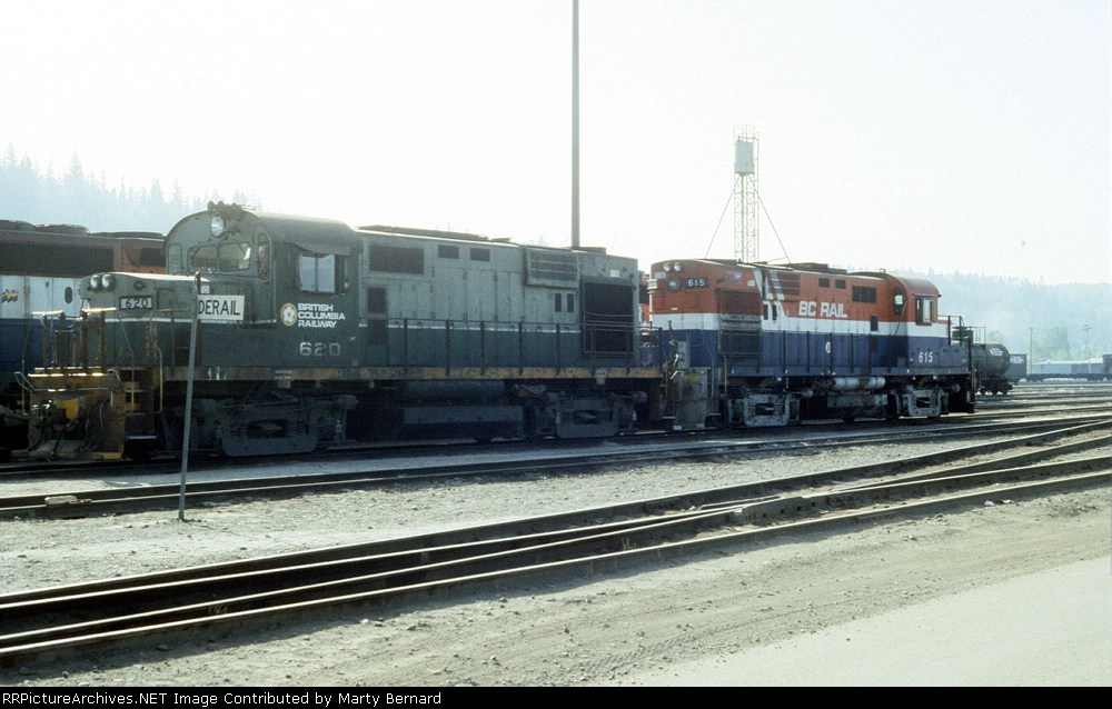BC Rail 620 and 615